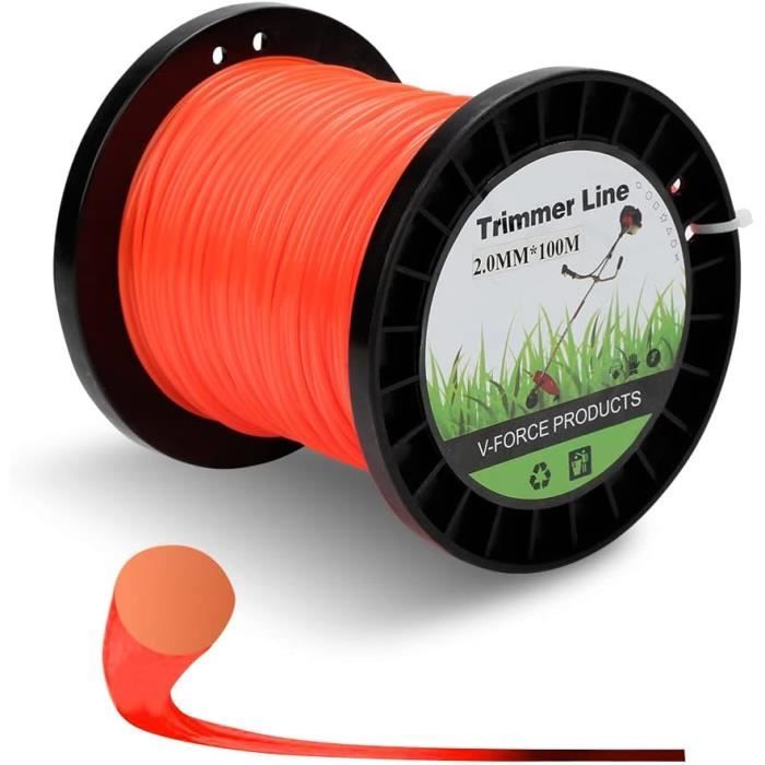 Fil de rechange pour débroussailleuse - SANAG - 2 mm - 100 m - Nylon - Universel - Cdiscount Jardin