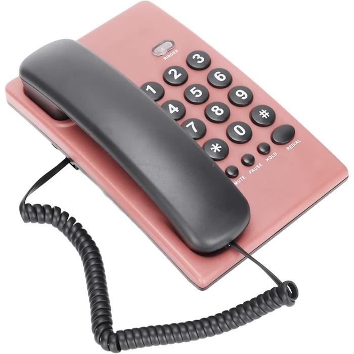 Téléphone Filaire, Téléphone Fixe, Téléphone Fixe, Sans Batterie ...