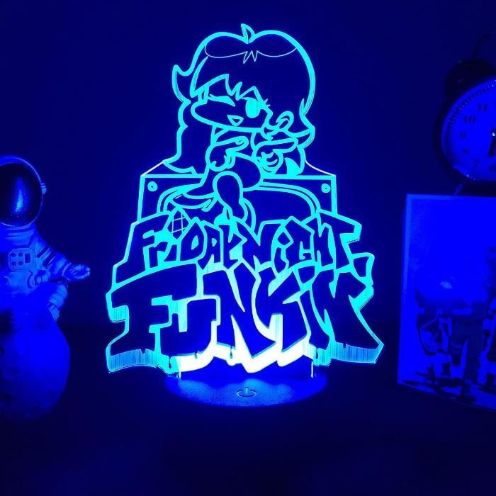 Veilleuses 3D Jeu Friday Night Funkin Anime Figurine Boyfriend ...