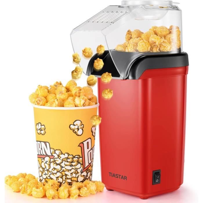 Machine À Pop Corn, 1200W Air Chaud Machine À Popcorn Électrique, Pop ...
