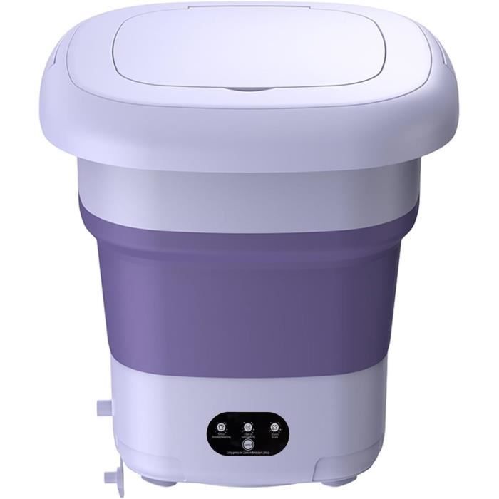 Mini-Machine À Laver, Mini-Lave-Linge 9L, Baignoire À Voyage Pliante Et ...