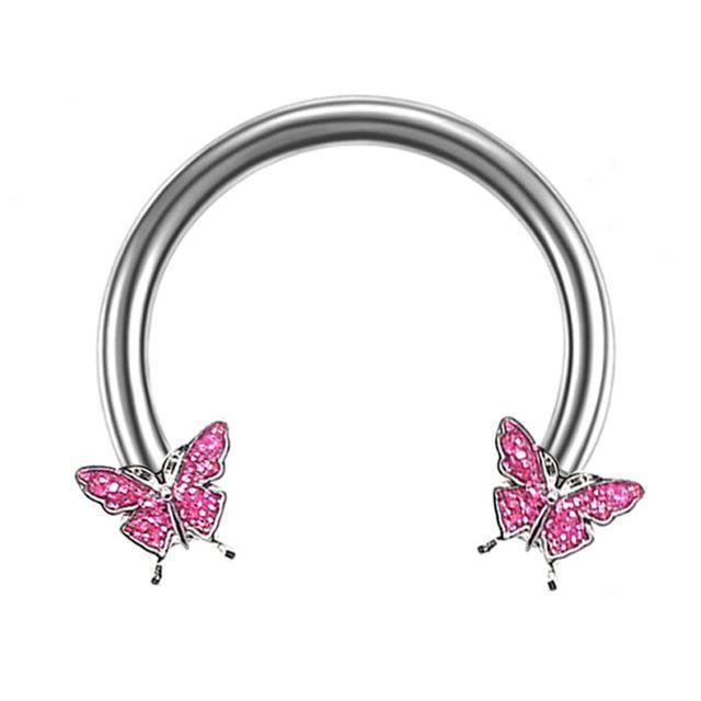 ANNEAU DE PIERCING,4--Anneau de nez circulaire pour Septum, 1 pièce ...