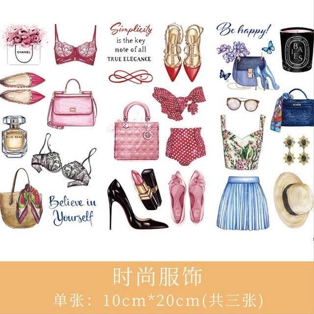 STICKER SCRAPBOOKING,11--autocollant fleurs feuilles, étiquette ...