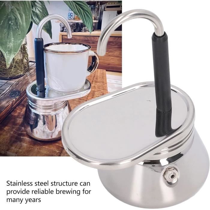 Cafetière Moka de 6,1 X 3,7 Pouces, Machine à Expresso à Bec Unique en ...