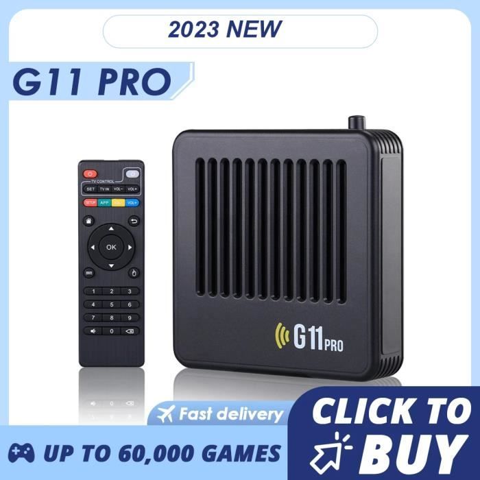 Jeu 256G 60000 - Console de jeu vidéo G11 Pro 4K HD, 2.4 Go, 256 Go ...