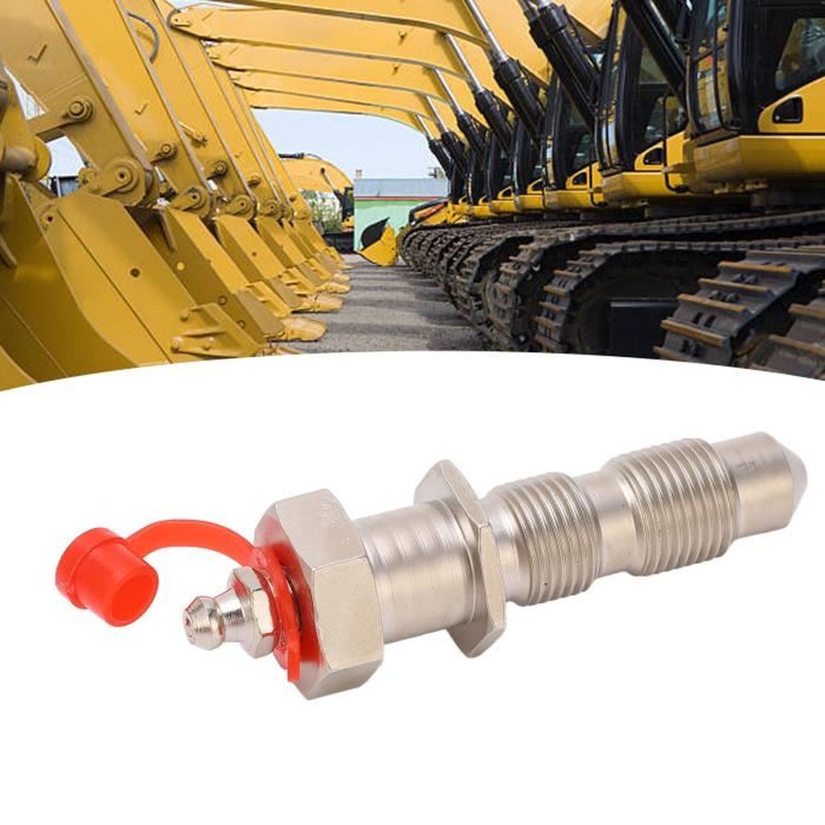 Soupape de graissage d'excavatrice Vanne de graisse en acier inoxydable ...