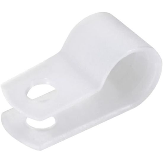 Nylon R-Type Serre Câble Agrafe Organisateur Cordon Clips Pour Fil ...