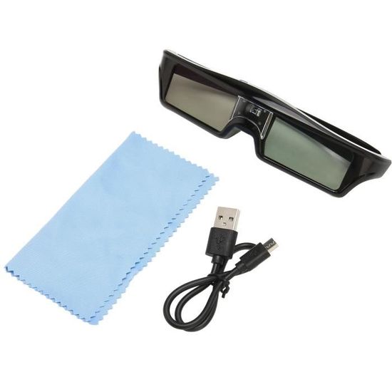 HURRISE Lunettes 3D DLP Link Lunettes 3D DLP Lunettes à obturateur ...