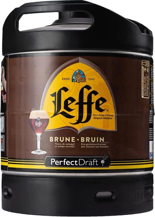 Fût 6L Perfectaft - 5 euros de consigne inclus - Fût pour tireuse à bière (Leffe Brune)31 ...