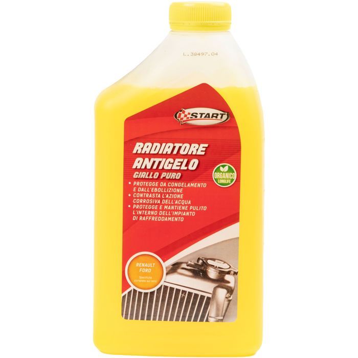 Liquide De Refroidissement Start Liquide Antigel pour Radiateur Jaune ...