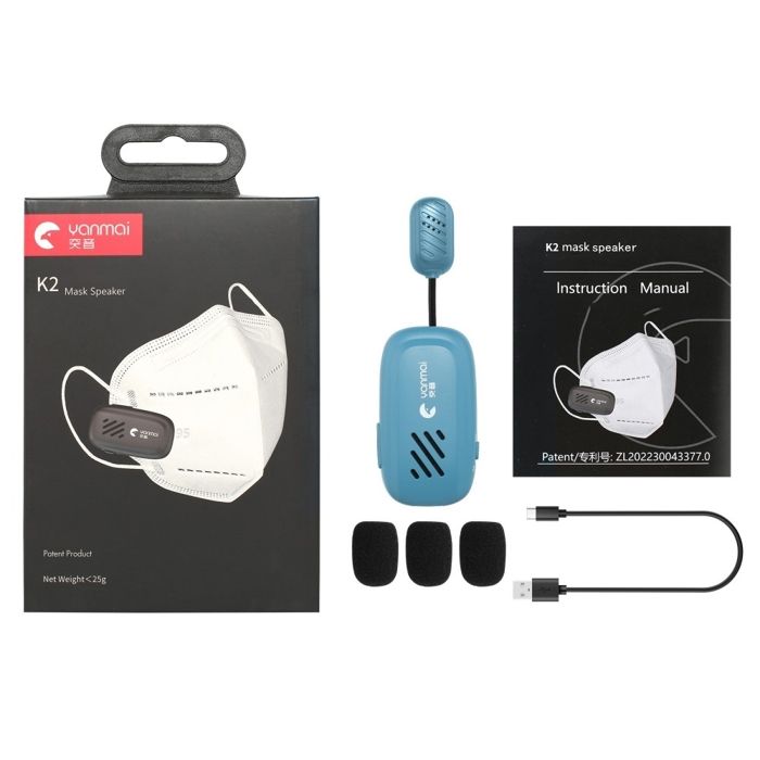 Mini-microphone Bluetooth sans fil - XVX - Bleu - 330 mAh - Temps de ...
