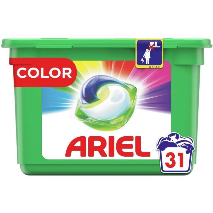 ARIEL Allin1 Pods Lessive en capsules Couleur - 31 lavages - Cdiscount ...