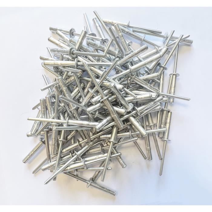 BOITE DE 500 RIVETS POP MULTI SERRAGE DE 4.8X25 A TETE STANDARD ...