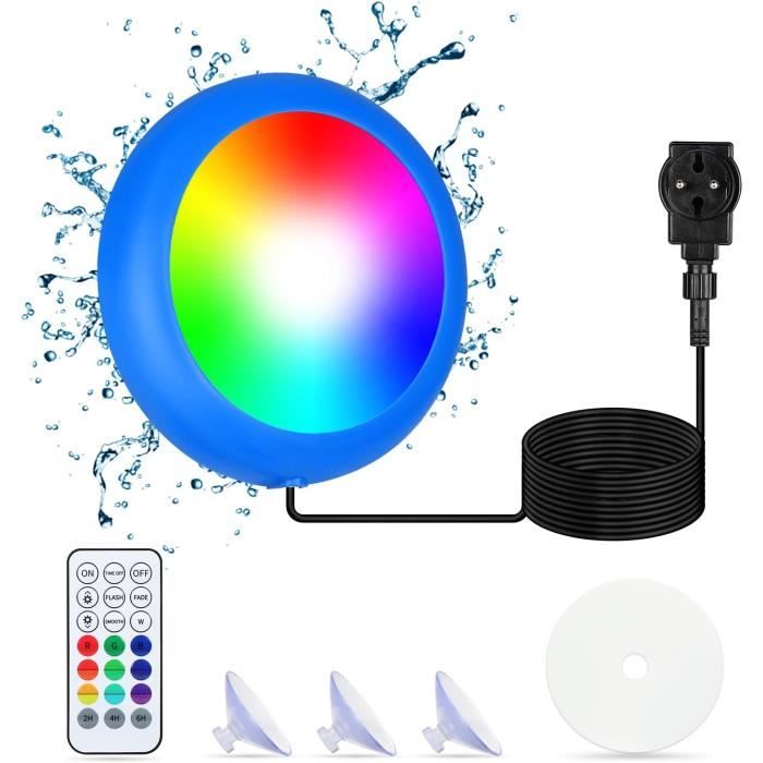 Lampes De Piscine À Led Pour Piscines Hors Sol, 10W Rgb Aimant De ...