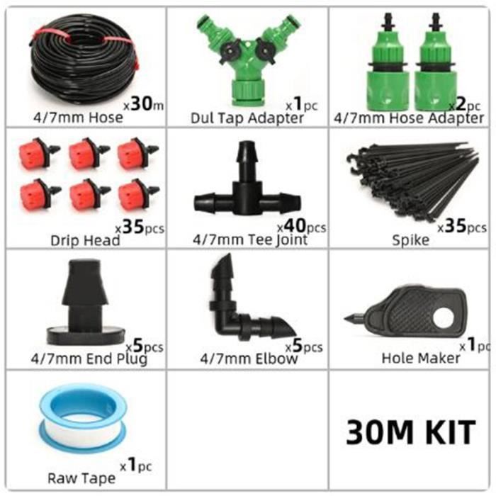 Programmateur arrosage,Kit de système d'irrigation de jardin automatique,système d'arrosage de ...