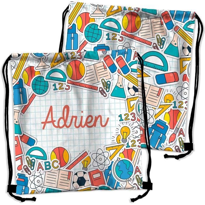 Sac À Dos Enfant Personnalisée Au Prénom. Rentrée Scolaire Fille Garçon ...