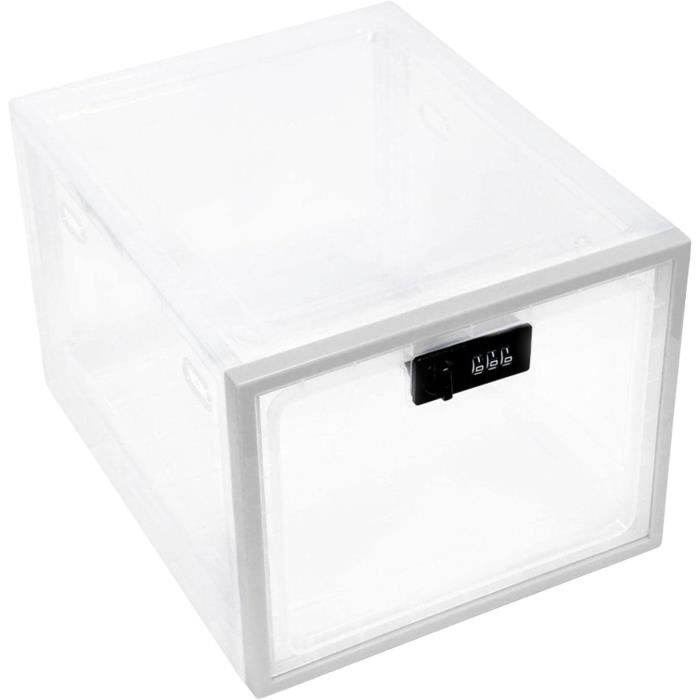 Boîte Verrouillable, Bac De Rangement Verrouillable Polyvalent En ...