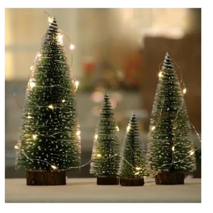 Mini Sapin de Noël,Sapin de Noël Artificiel 10/20/25/30cm, Sapin Noël ...