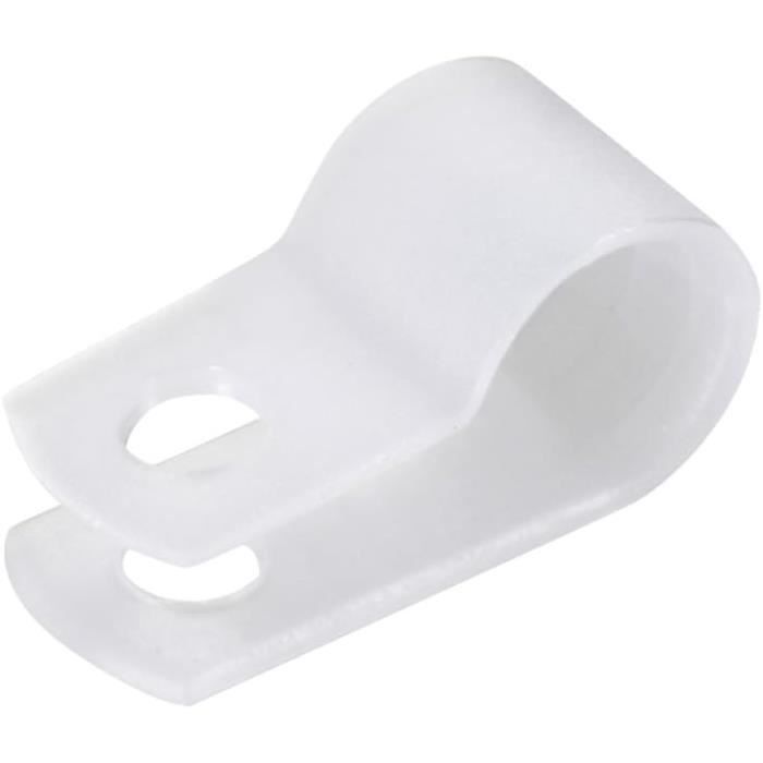 Nylon R-Type Serre Câble Agrafe Organisateur Cordon Clips Pour Fil ...