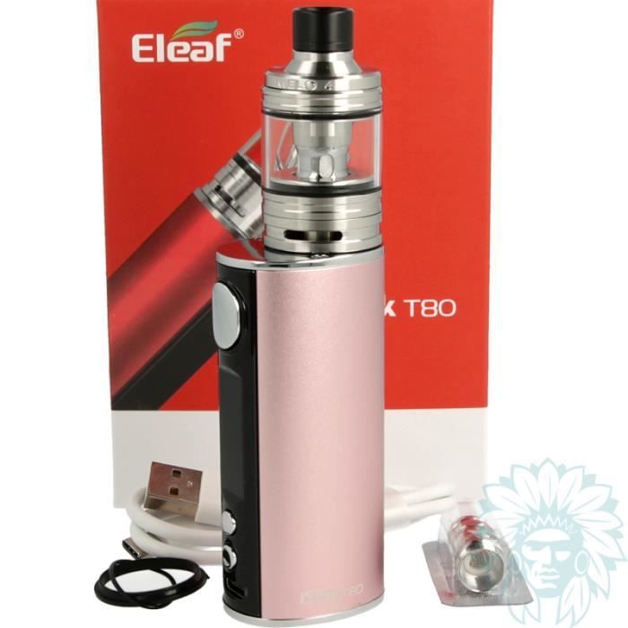Pack Complet Eleaf Istick T80 Rose + Melo 4 D25 + 5 Résistances EC2 0 ...
