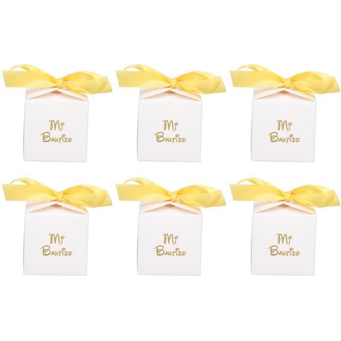 Mini boîte Boîtes de faveur de mariage 50pcs Boîtes à Dragées en Papier ...