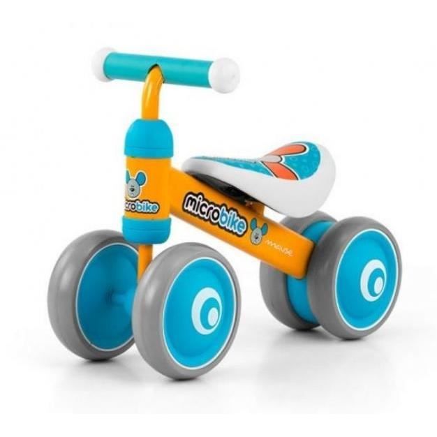 Vélo d'équilibre pour enfant Milly Mally Micro Muis Junior Orange/Bleu ...