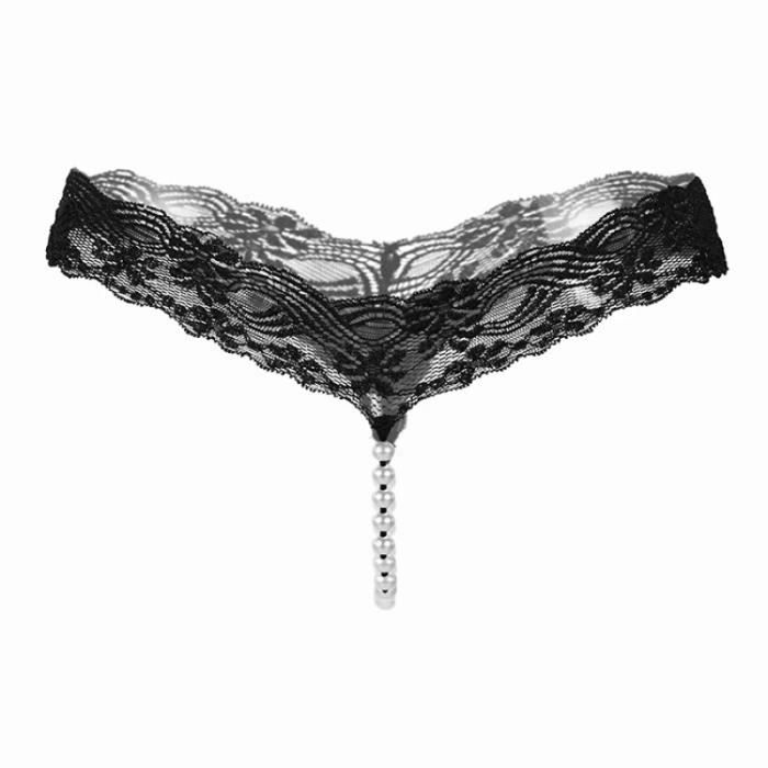 Culotte sexy en dentelle pour femmes - Marque - Modèle - Nœud au dos ...