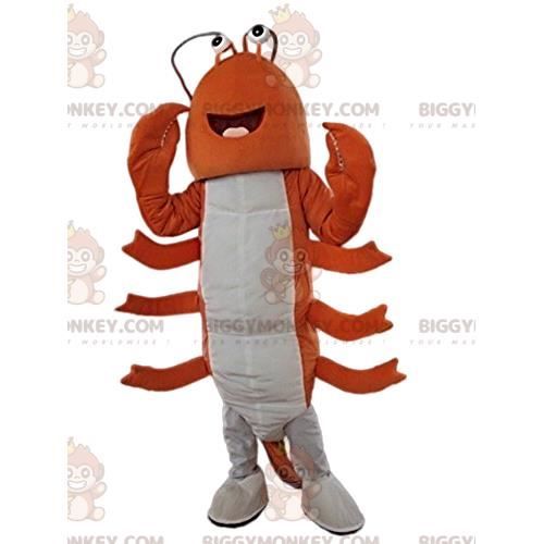 Costume de mascotte BIGGYMONKEY™ de homard joyeux et fabuleux ...