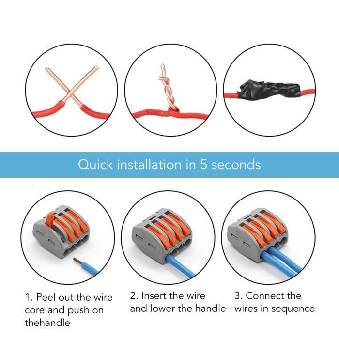 Connecteurs De Fil À Levier Connecteurs De Fil De Levier 250V 32A, 41 ...