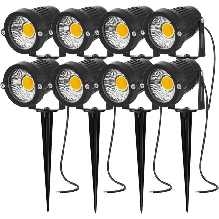 Spot Led Extérieur Avec Piquet Cob 5W Ip66 Étanche Orientable ...