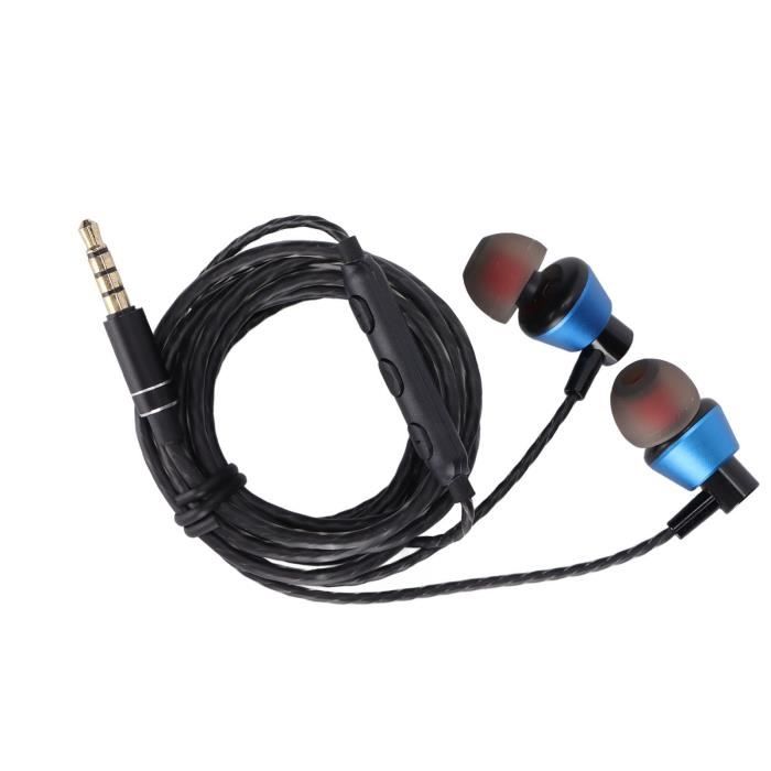 TMISHION écouteur filaire Casque filaire Isolation du bruit Contrôle du ...