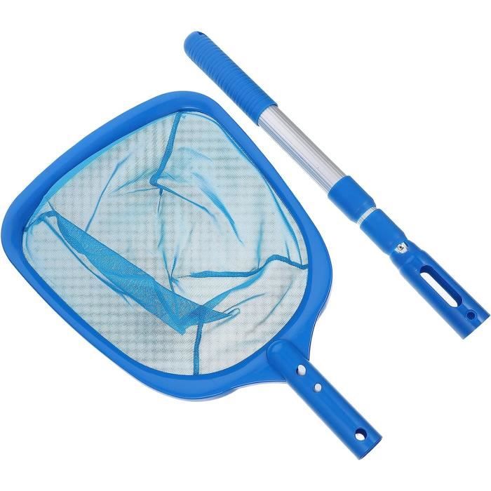 Piscine Skimmer Net Telescopic Pole Feuille Jumpimère Rake Rake Net Avec Piscine Brosse De ...