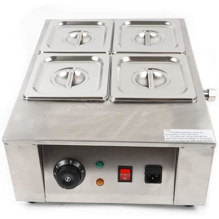 Fondeur de chocolat - TRAHOO - 4 pots de temporisation - 170 Watt ...