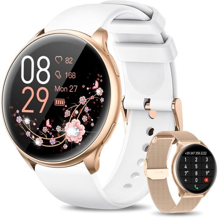 Montre Connectée Femme Avec Appel Bluetooth, Smartwatch Fonction ...