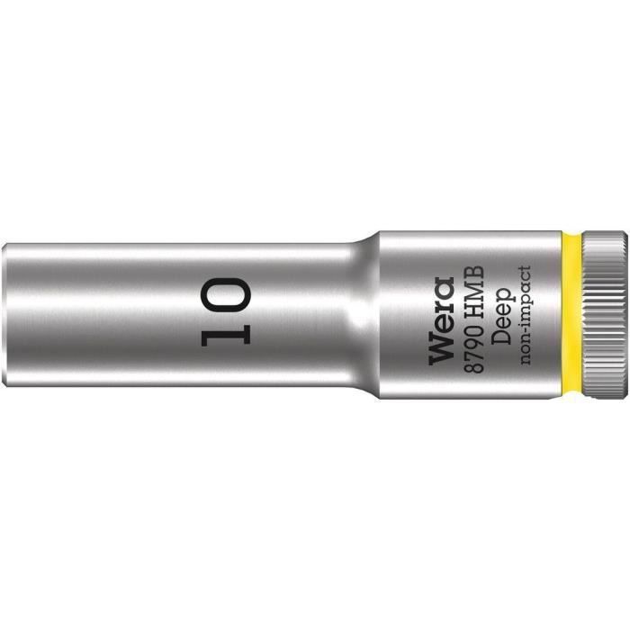 Wera Deep Douille longue à emmanchement 3-8" 8790 HMB, 10 mm ...