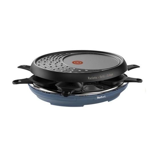Tefal Raclette Colormania 3-en-1, Raclette, Grill, Crêpe, 8 p, 1050 W ...