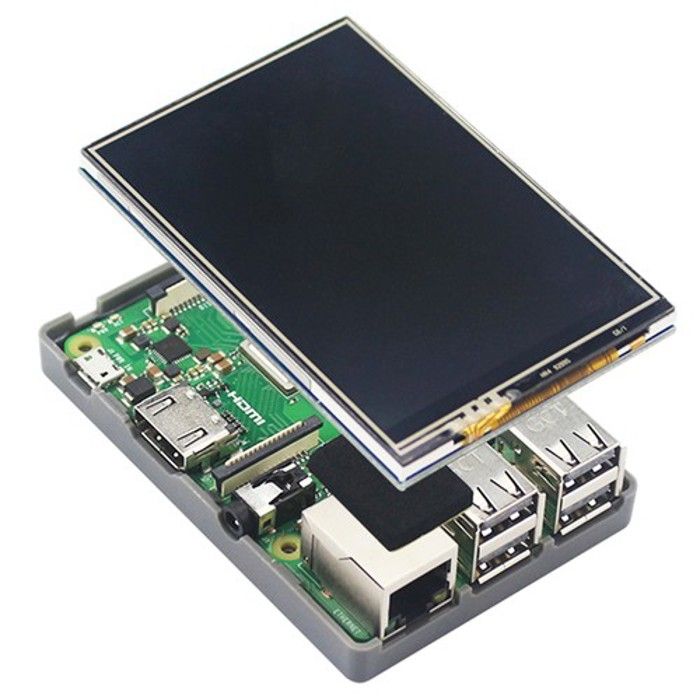 3,5 pouces Raspberry Pi 4 modèle B / 3b + / 3b 480 * 320 écran LCD ...