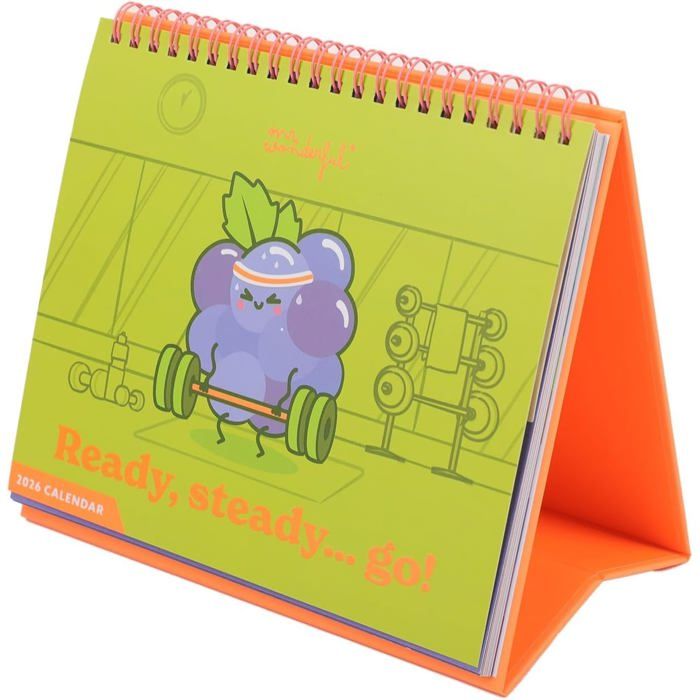 Calendrier de bureau 2026 "Ready, steady... go!" pour dynamiser vos ...