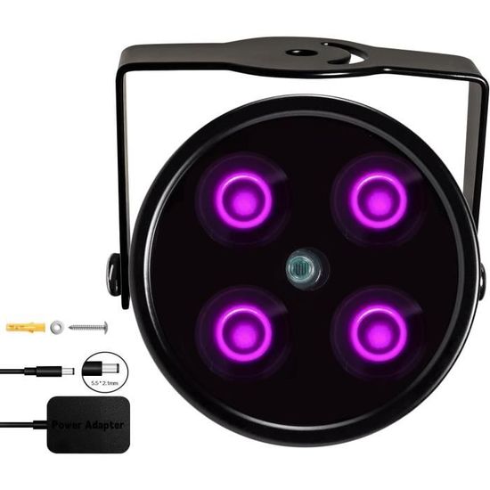 Jc Ir Illuminateur 4-Led Haute Puissance Projecteur Infrarouge Grand ...