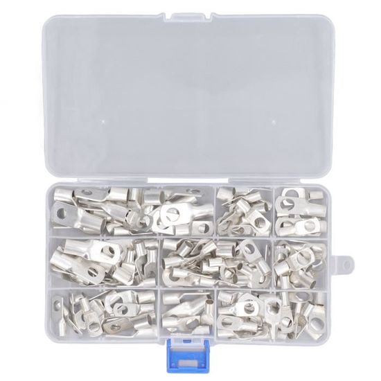 Cikonielf connecteur de borne 120 Pcs Fil Terminal Électrique Anneau ...