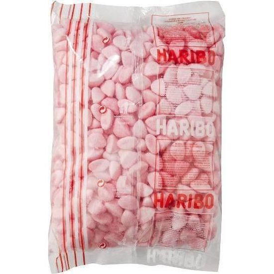 Bonbons Fraise Tagada Pink 1.5 KG Haribo - Cdiscount Au quotidien