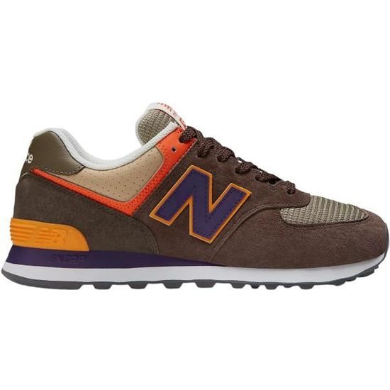Basket Homme New Balance 574 - U574PG2 Marron - Cdiscount Chaussures