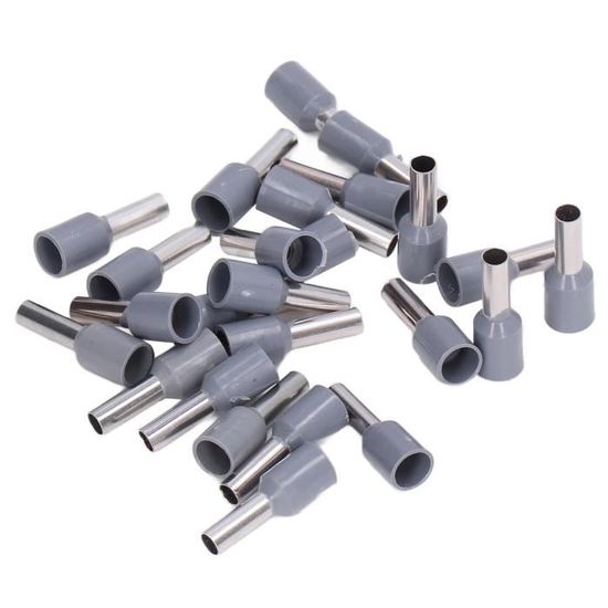 Kit de Virole Isolée - Non spécifié - 12 AWG - 1000 Pièces - Cuivre et ...
