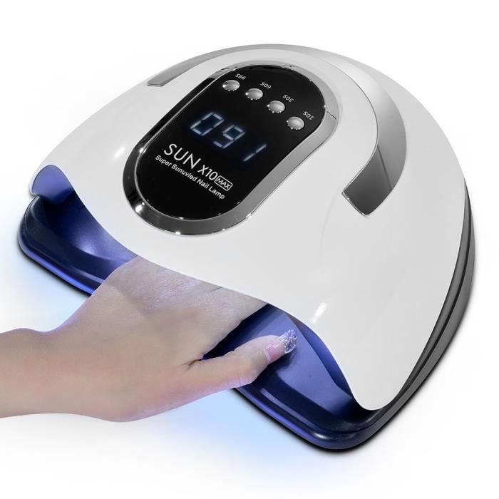 Lampe UV Sche Ongles Lampe Ongles avec 66 Perles de Lampe LED 180W LED ...