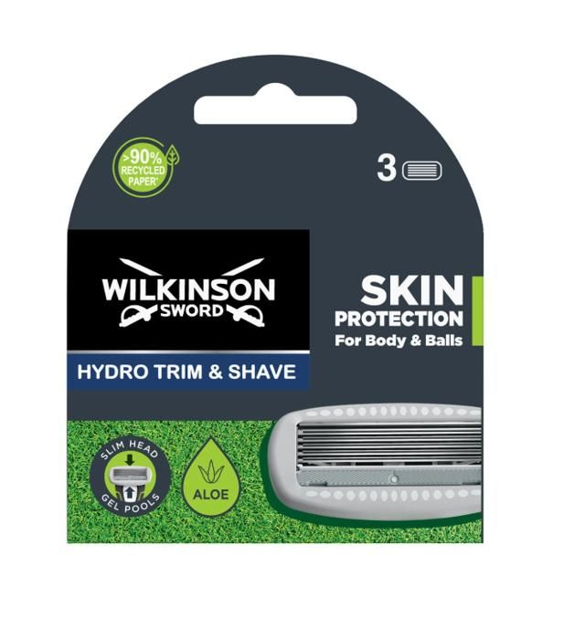 Lames de rasoir - WILKINSON - Pack de 3 - Hydro Trim & Shave ...