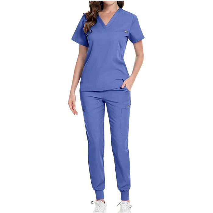 Uniforme d'infirmière Ensembles de gommage multicolores for femmes ...