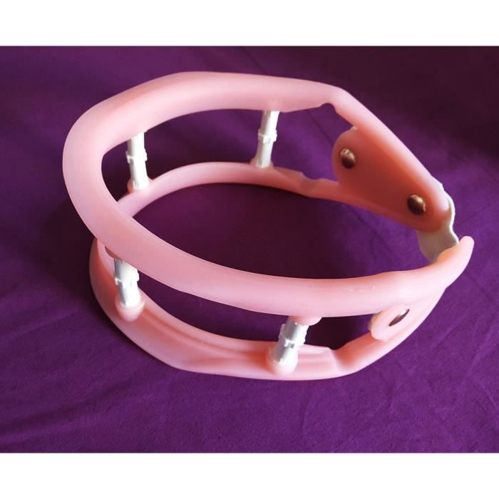Rose-Cadre De Collier De Cou En Silicone Réglable, Allongement Du Cou ...