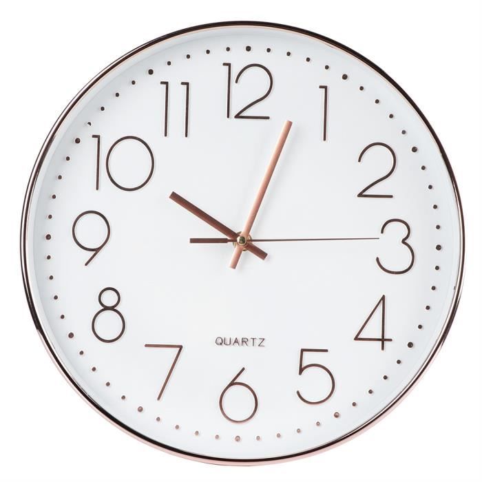 Moderne Simple Muet Quartz Mur Grande Montre Pendaison Horloge Maison ...