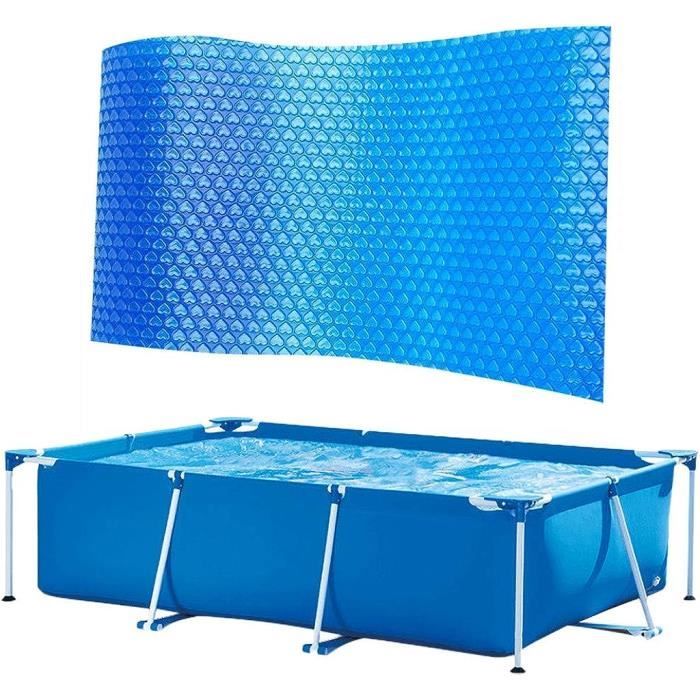Bâche Solaire Rectangulaire Pour Piscine Gonflable Film D'Isolation ...