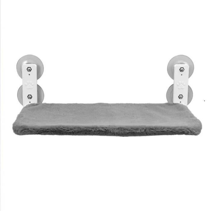 Hamac à ventouse pliable pour chat,lit de balcon,panier en verre pour ...